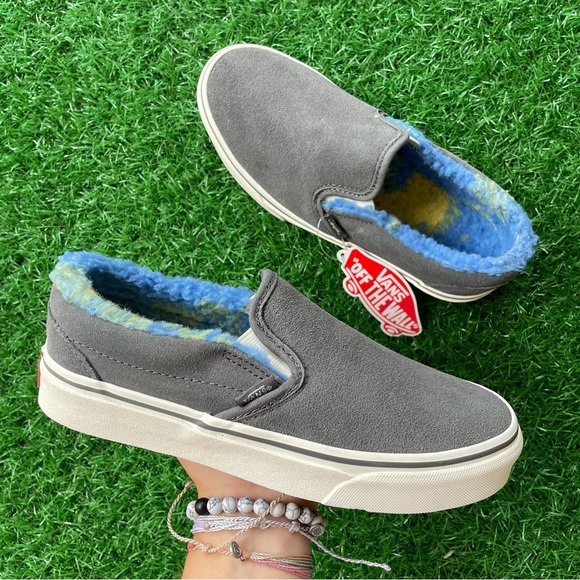 Vans | Shoes | Vans Classic Slip On Sherpa Faux Fur | Poshmark